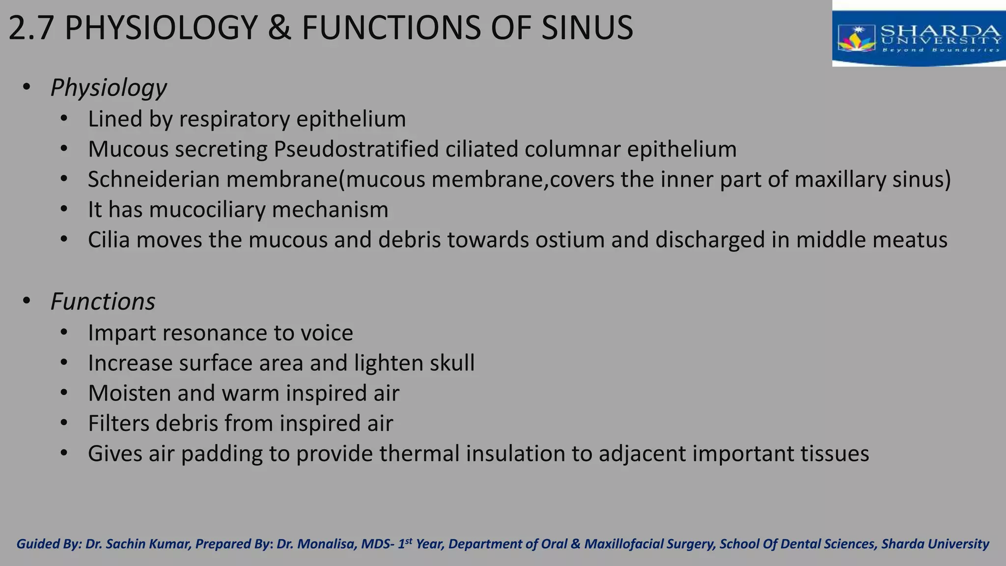 Surgical anatomy of nose and maxilliary sinus.pptx [autosaved] | PPTX