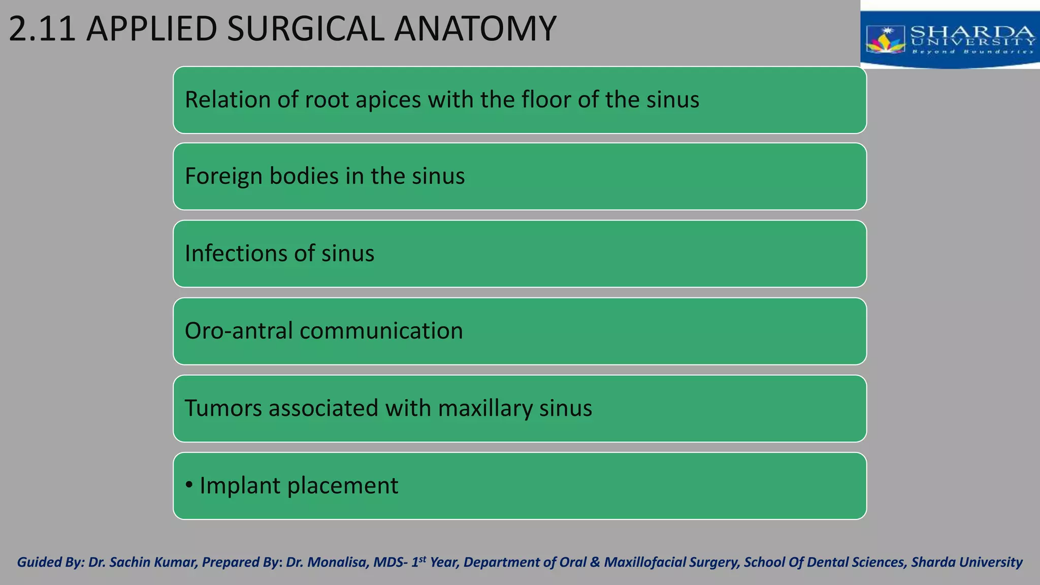 Surgical anatomy of nose and maxilliary sinus.pptx [autosaved] | PPTX