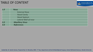 Surgical anatomy of nose and maxilliary sinus.pptx [autosaved] | PPTX