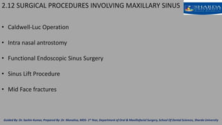 Surgical anatomy of nose and maxilliary sinus.pptx [autosaved] | PPTX