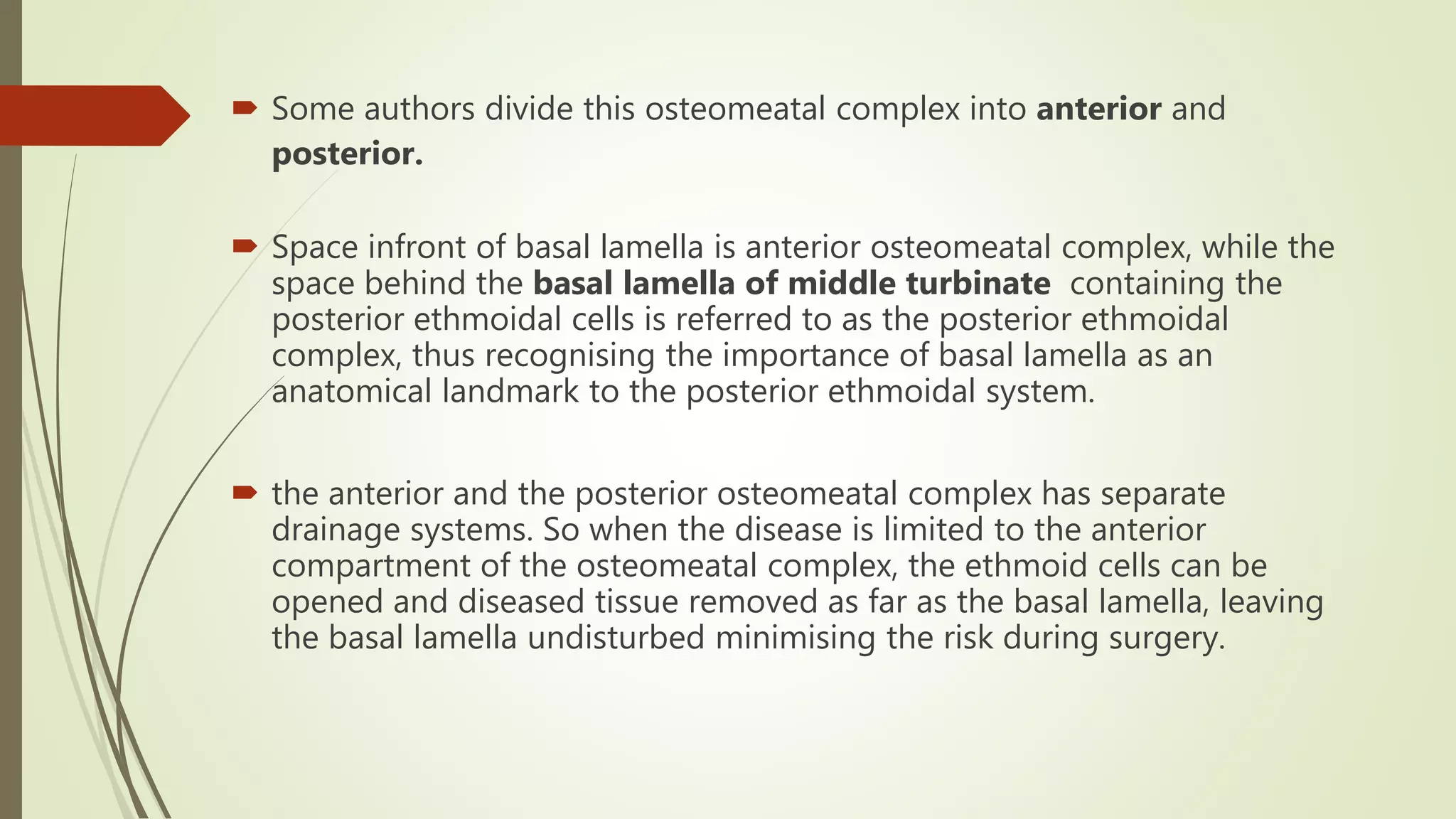 Surgical anatomy of osteomeatal complex | PPTX
