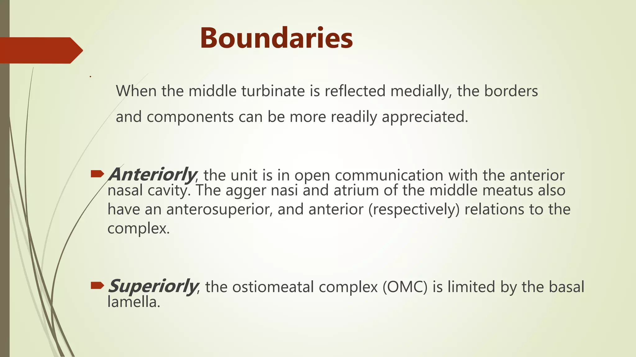 Surgical anatomy of osteomeatal complex | PPTX