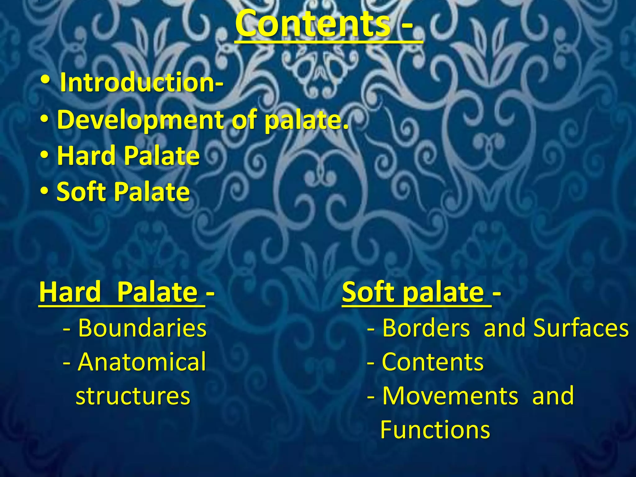 Surgical anatomy of palate by Dr. Amit Suryawanshi .Oral ...