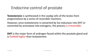 Surgical anatomy of prostate and BPH Pathophysiology.pptx