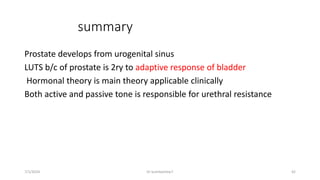 Surgical anatomy of prostate and BPH Pathophysiology.pptx