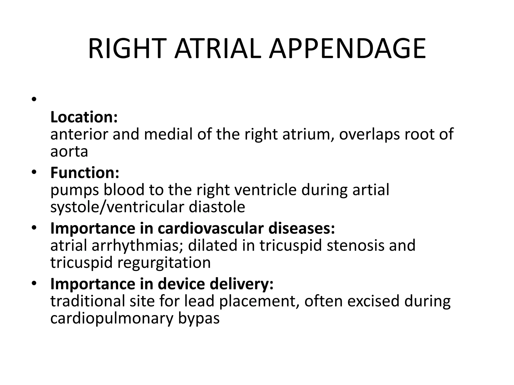 Surgical anatomy of right atrium | PPTX