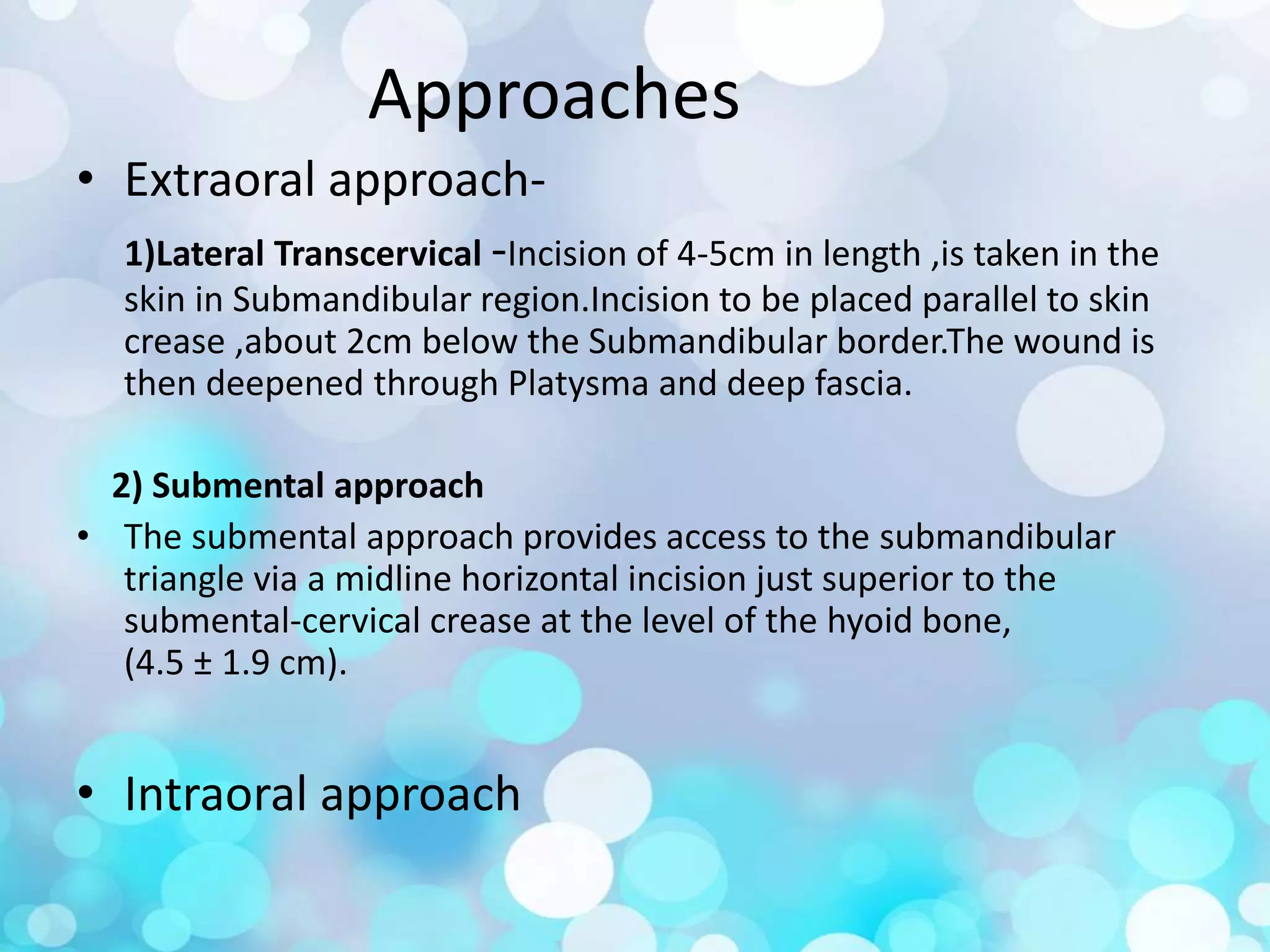 Surgical anatomy of salivary glands | PPTX