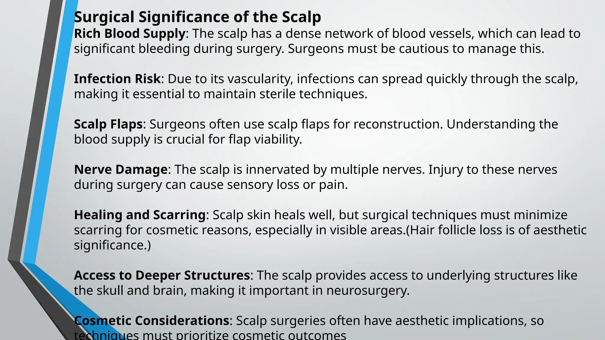 Surgical anatomy of scalp.pptx for seminar preesntation | PPTX