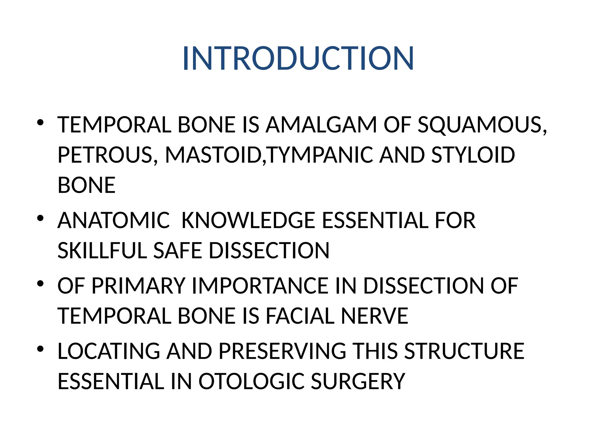 surgical anatomy temporal bone and its apllied importance | PPTX