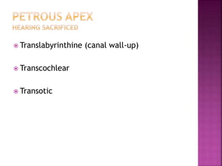 Surgical anatomy of temporal bone dr zeeshan ent lucknow | PPTX