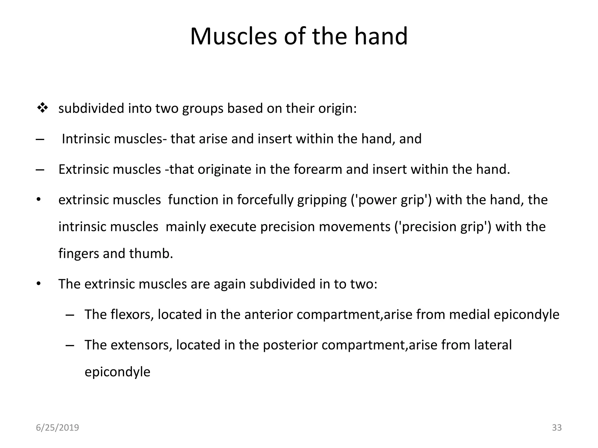 Surgical anatomy of the hand copy - copy | PPTX