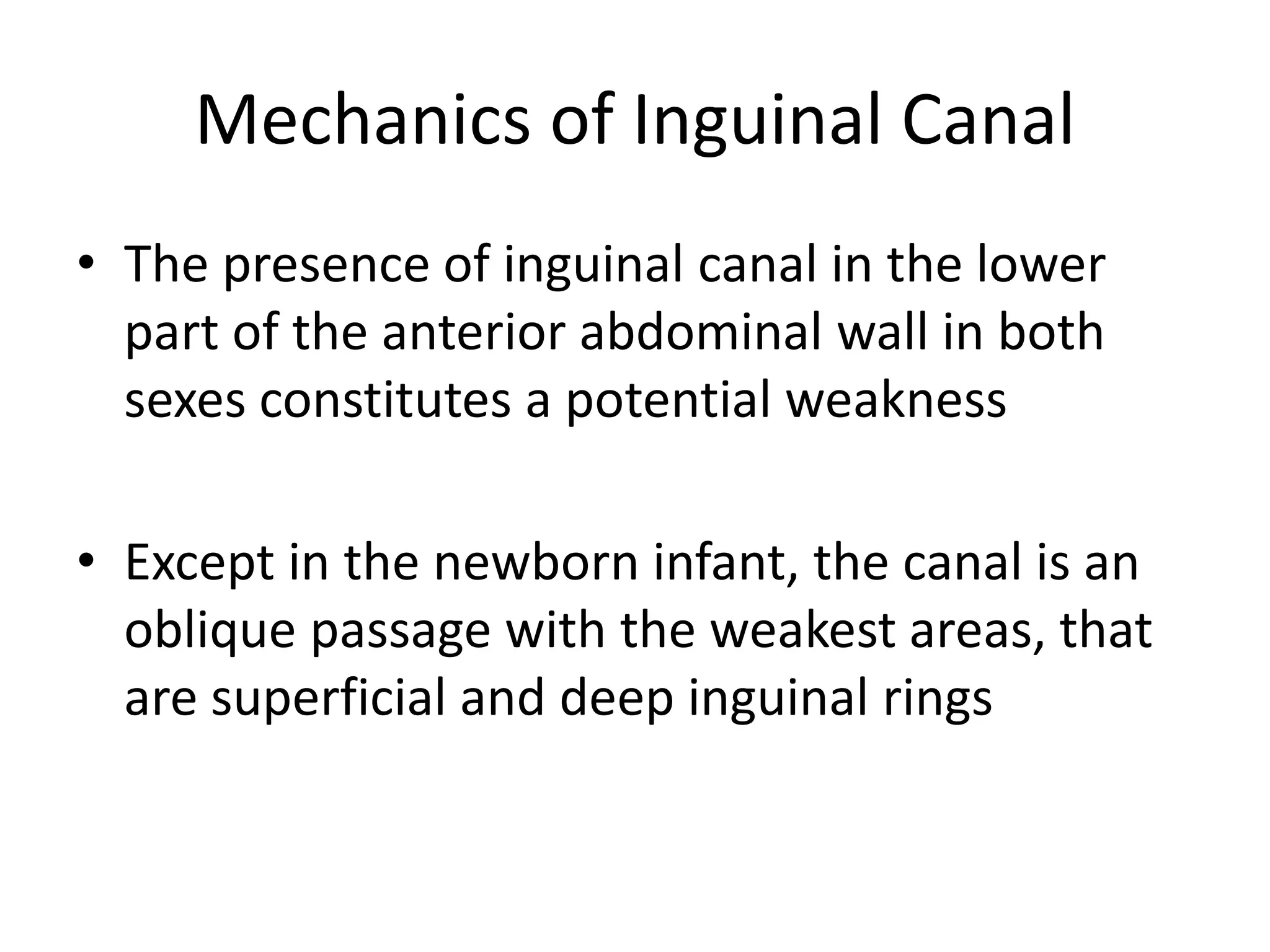 Surgical anatomy of the inguinal canal | PPTX