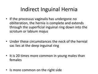 Surgical anatomy of the inguinal canal | PPTX