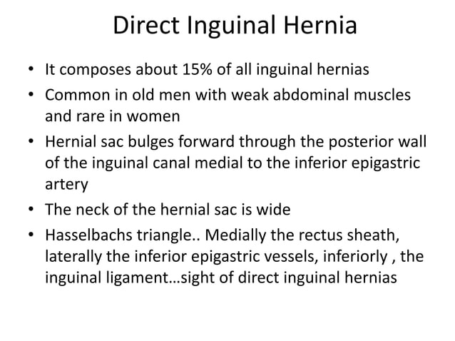 Surgical anatomy of the inguinal canal | PPTX