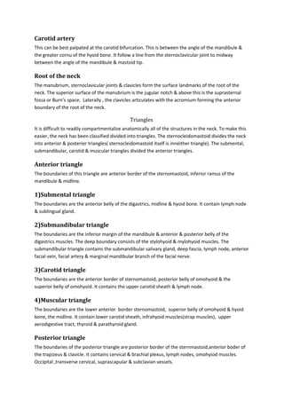 Surgical anatomy of the neck | DOC