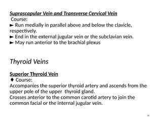 Surgical anatomy of the neck (Veins, lymph nodes and nerves of neck).pptx