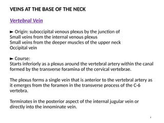 Surgical anatomy of the neck (Veins, lymph nodes and nerves of neck).pptx