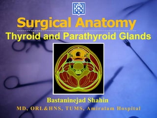 Surgical anatomy of thyroid and lab tests.pptx