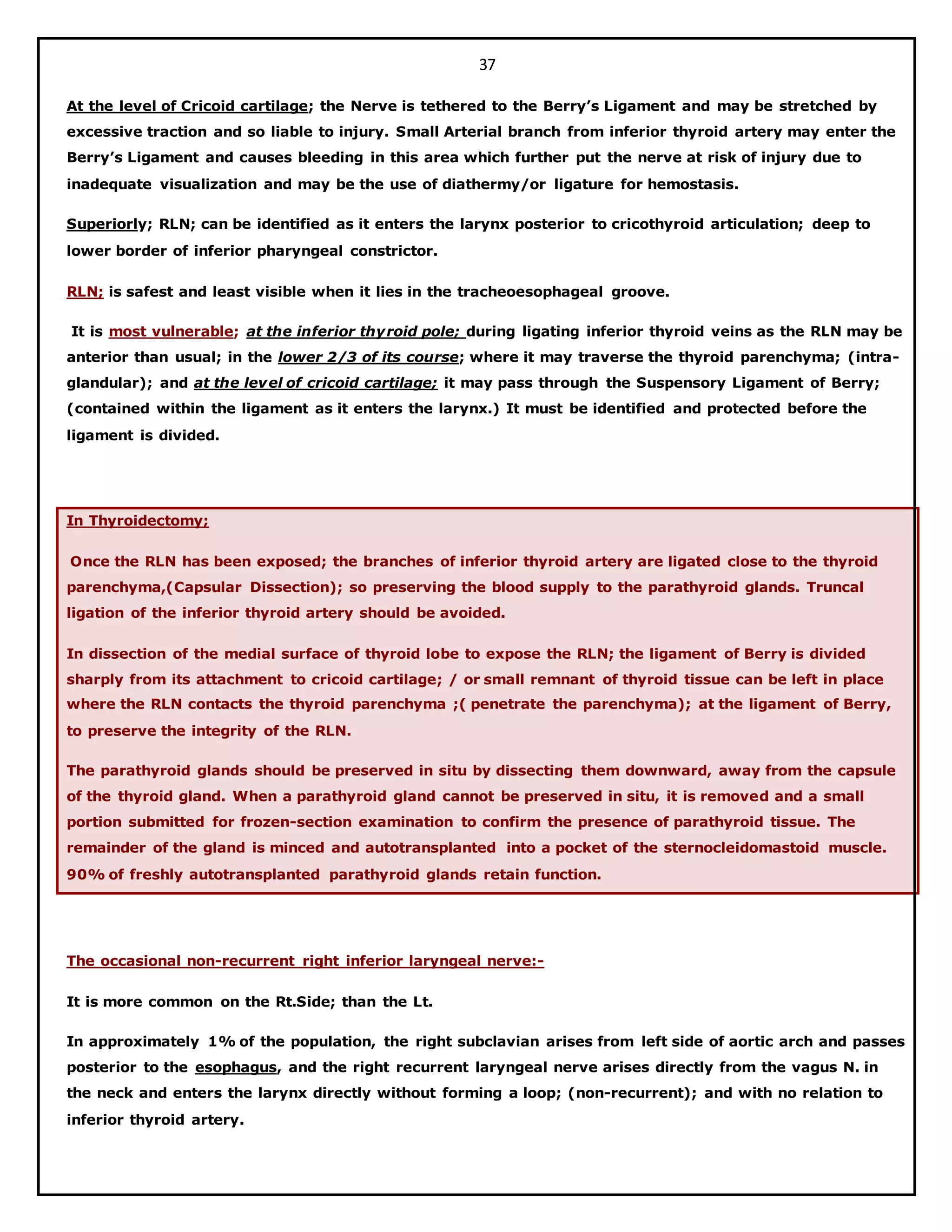 Surgical anatomy of thyroid and para thyroid glands. hazem el-folldocx ...