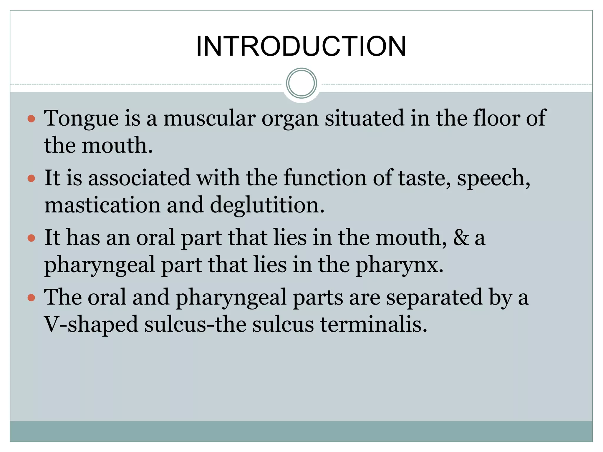 Surgical anatomy of tongue | PPTX