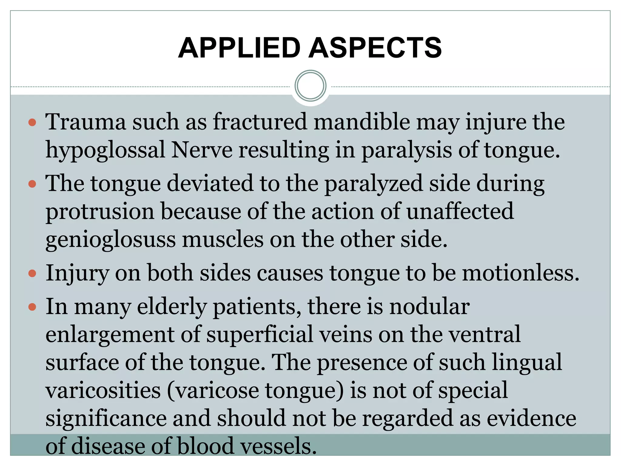 Surgical anatomy of tongue | PPTX