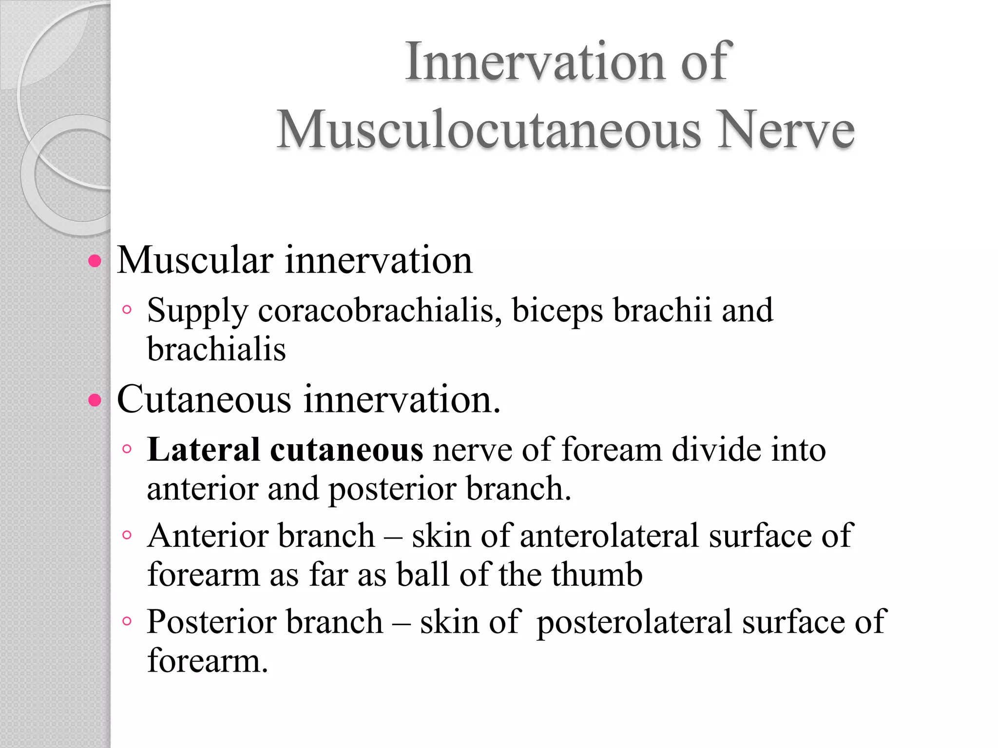 Surgical anatomy of upper limb nerves and plexus | PPTX