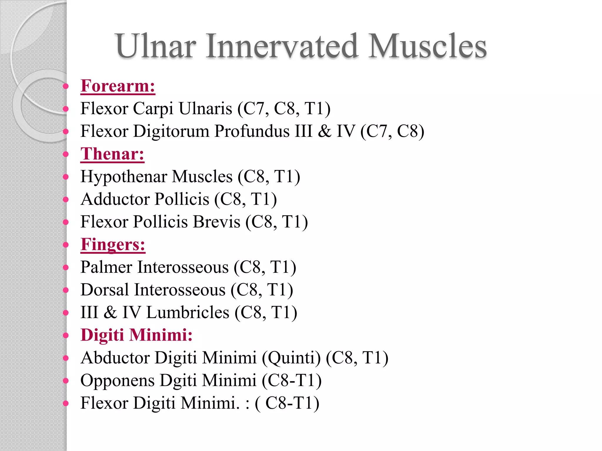 Surgical anatomy of upper limb nerves and plexus | PPTX
