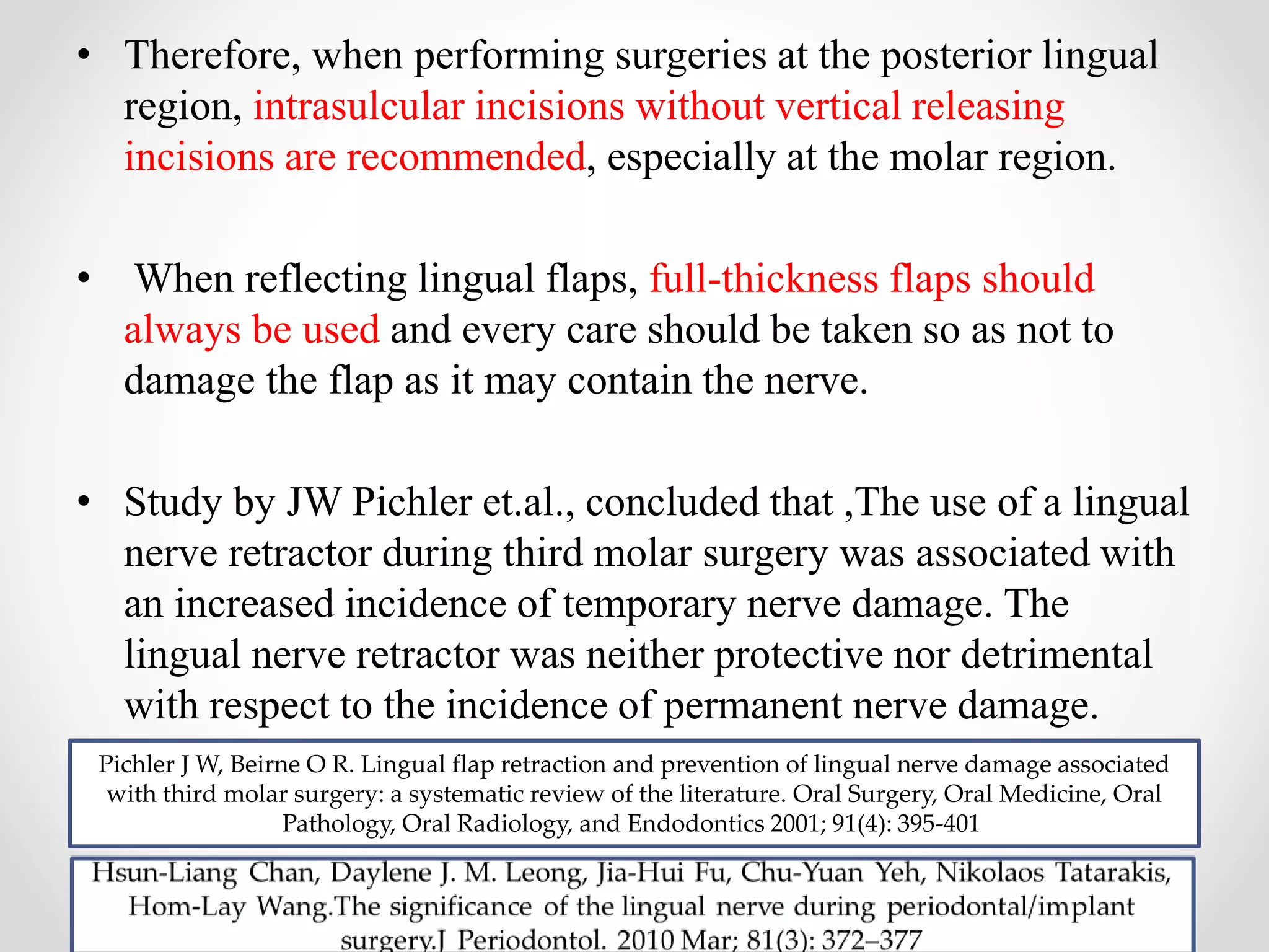 IMPORTANT ANATOMICAL CONSIDERATIONS IN PERIODONTAL SURGERY AND IMPLANTS ...