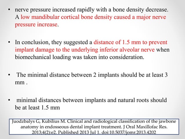 IMPORTANT ANATOMICAL CONSIDERATIONS IN PERIODONTAL SURGERY AND IMPLANTS ...