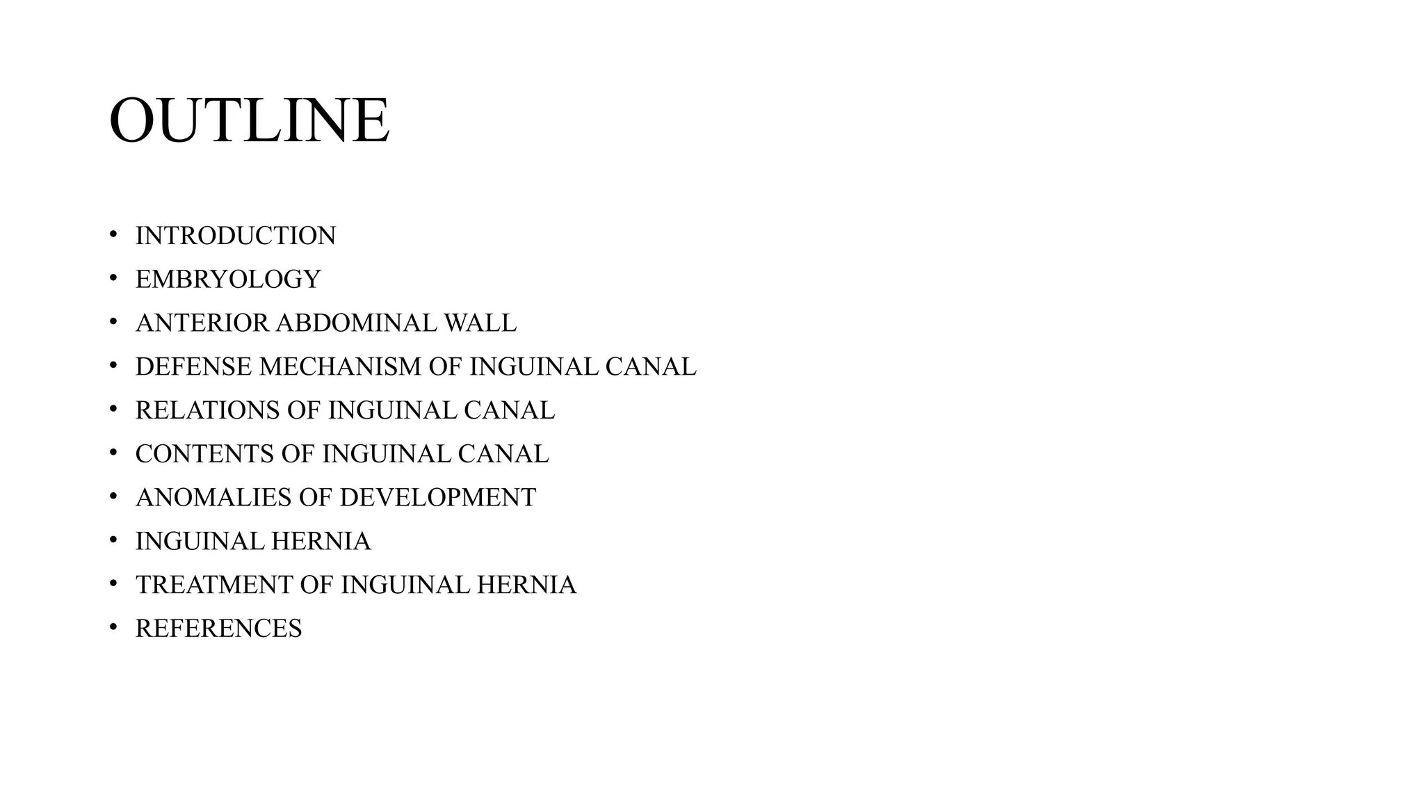 SURGICAL AND APPLIED ANATOMY OF THE INGUINAL CANAL BK.ppt