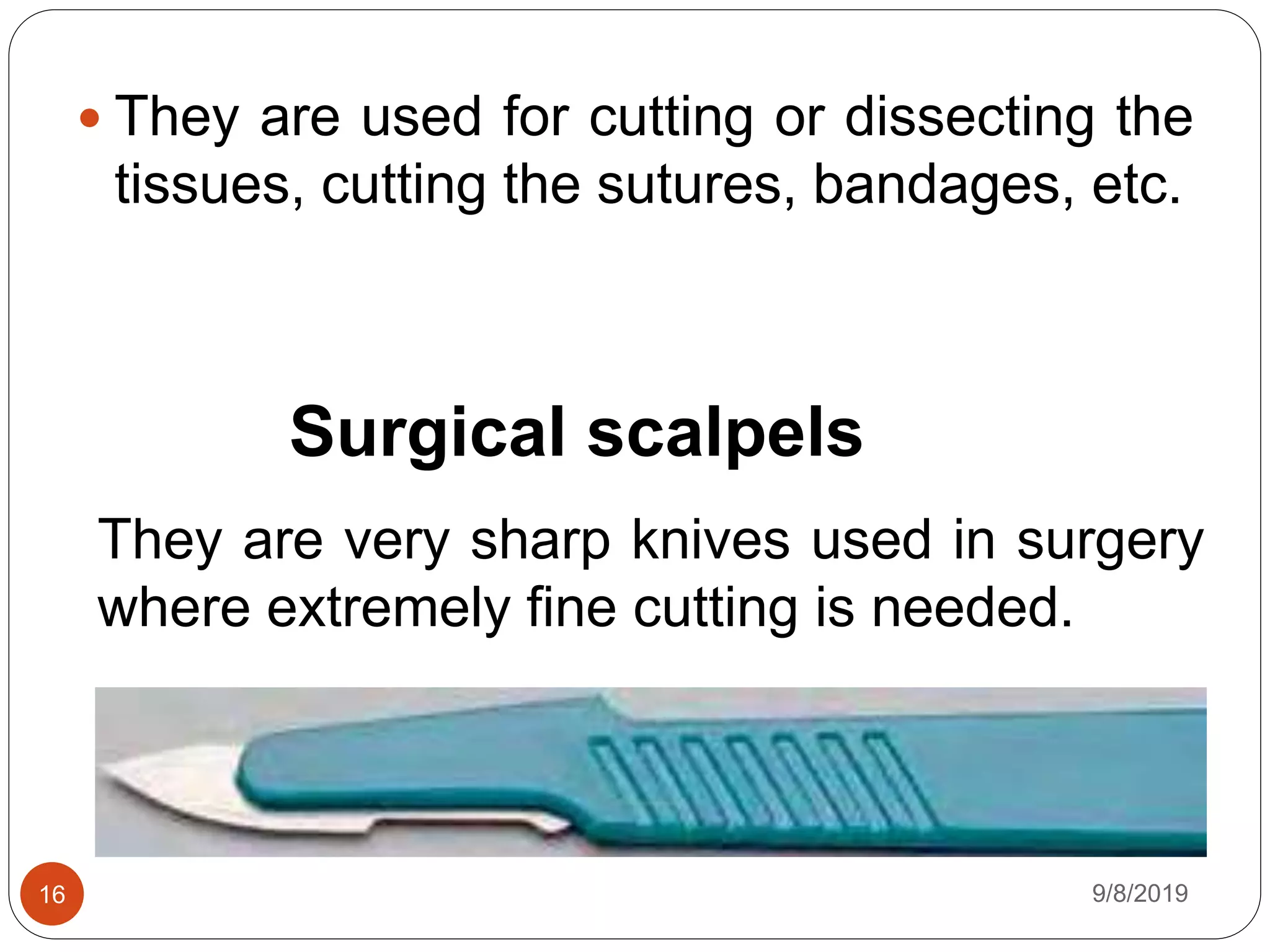 Surgical and medical devices | PPTX
