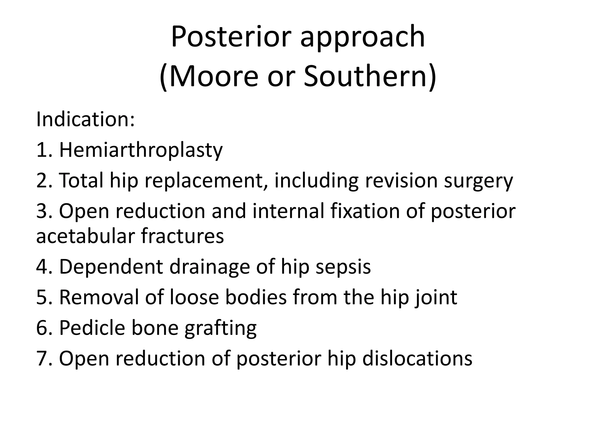 Surgical approach around hip and knee | PPT