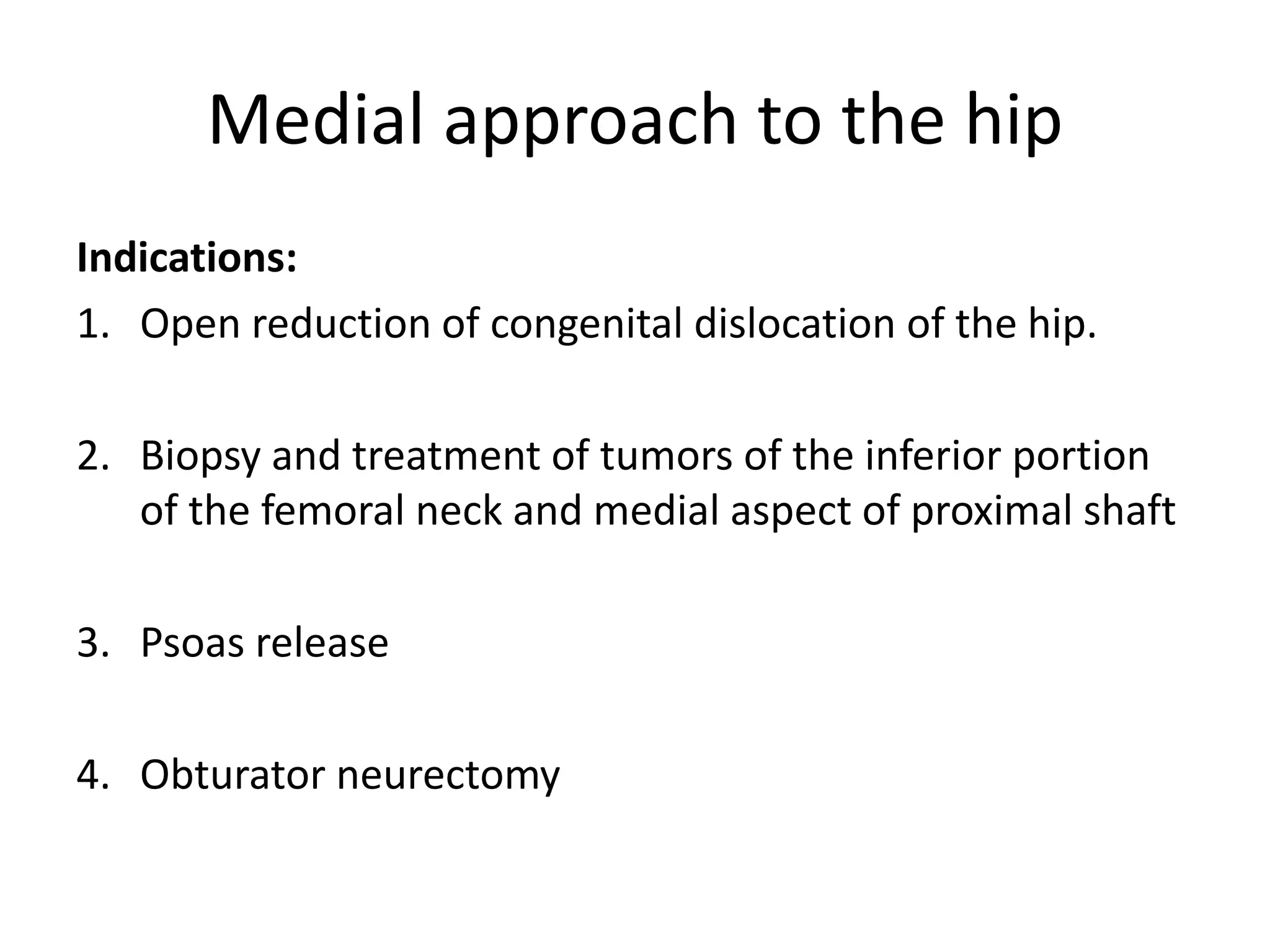 Surgical approach around hip and knee | PPT