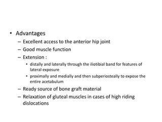 Surgical approach around hip and knee | PPTX