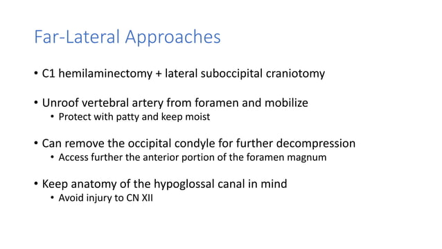 Surgical approaches to the CCJ.pptx