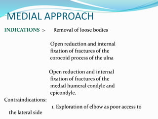 Surgical approaches to the elbow | PPTX