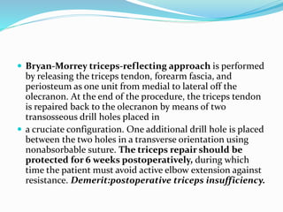 Surgical approaches to the elbow | PPTX