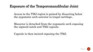 Surgical approaches to tmj | PPTX