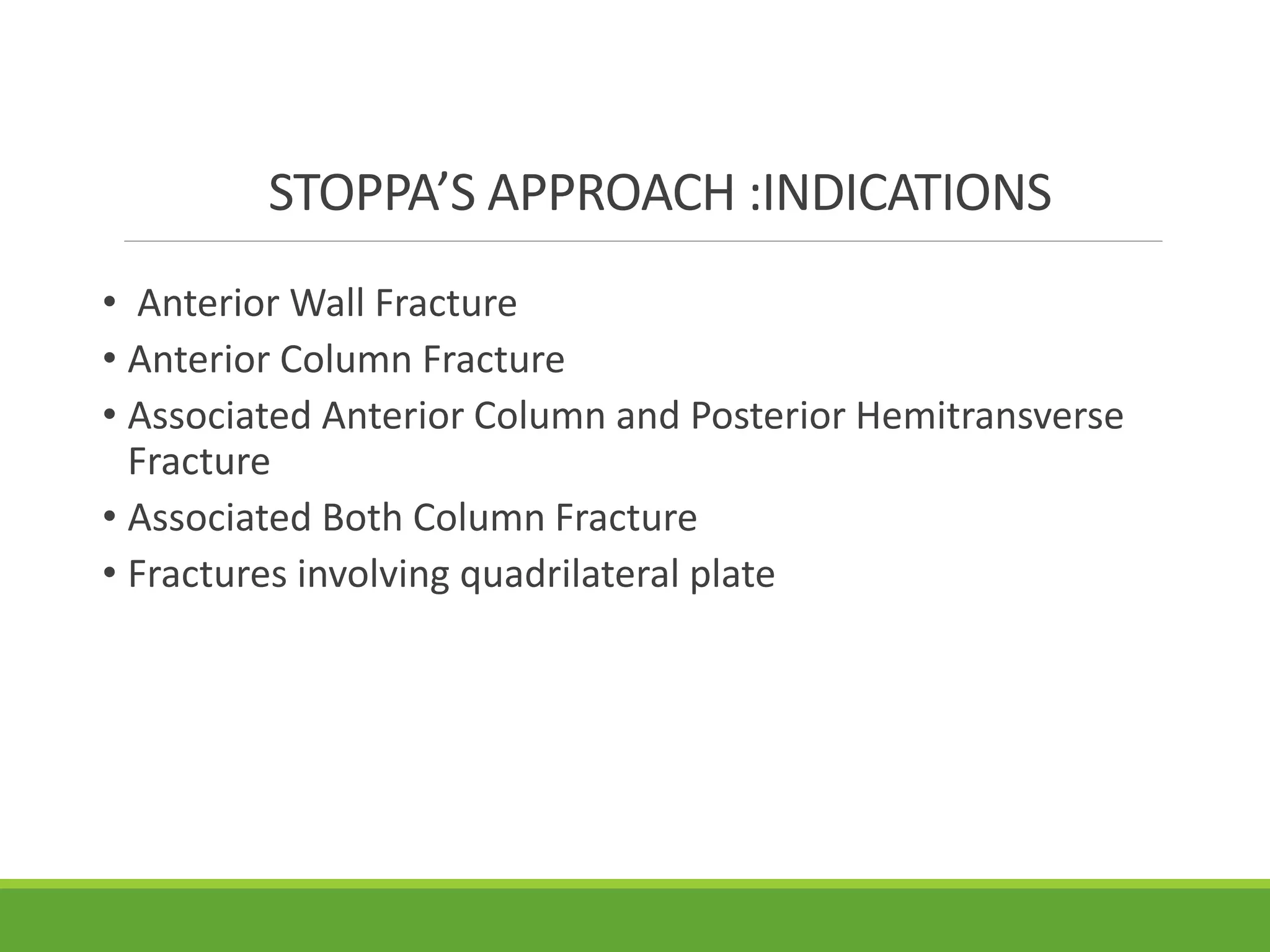 Surgical Approaches to Acetabulum and Pelvis | PPTX
