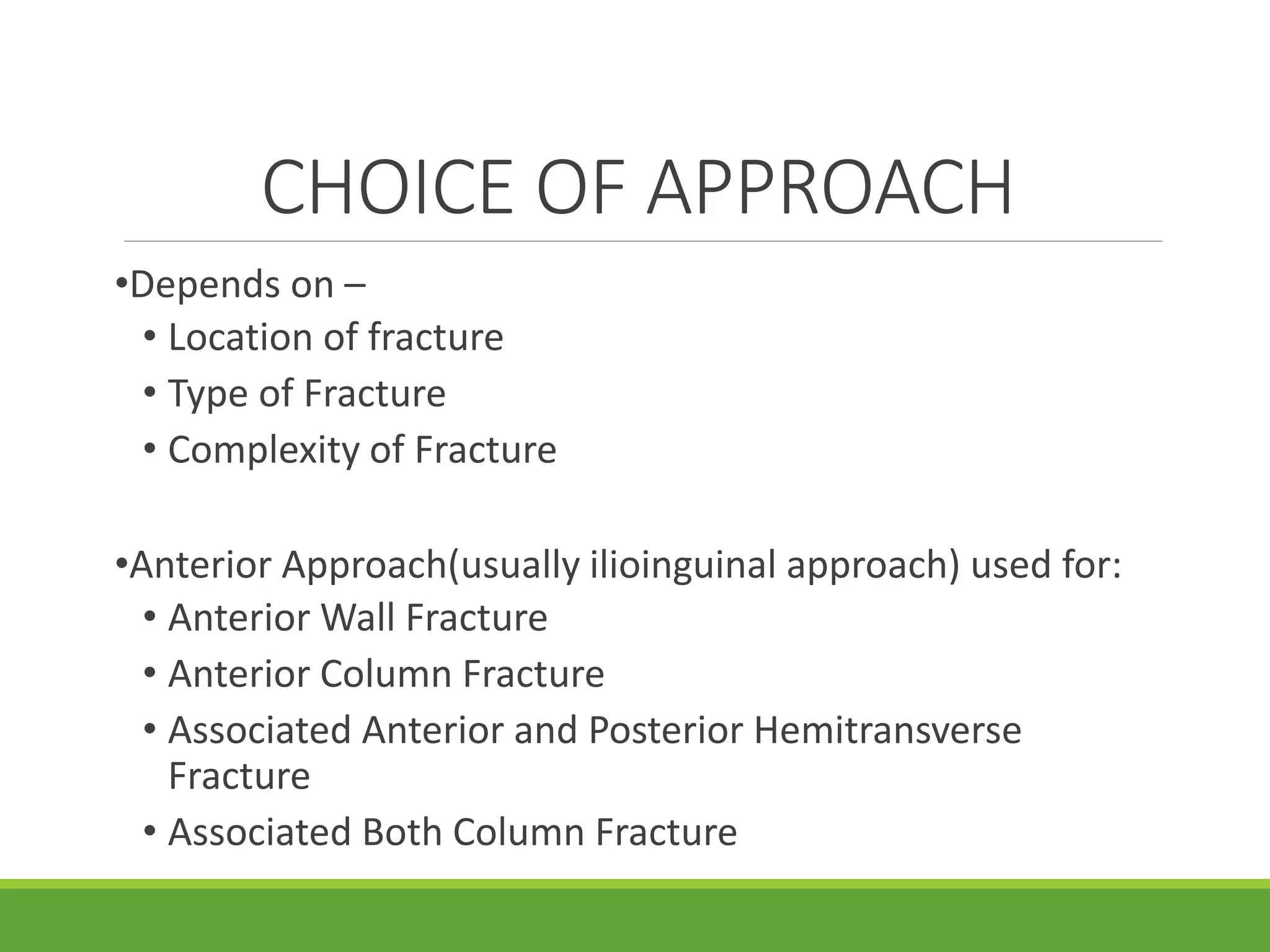 Surgical Approaches to Acetabulum and Pelvis | PPTX