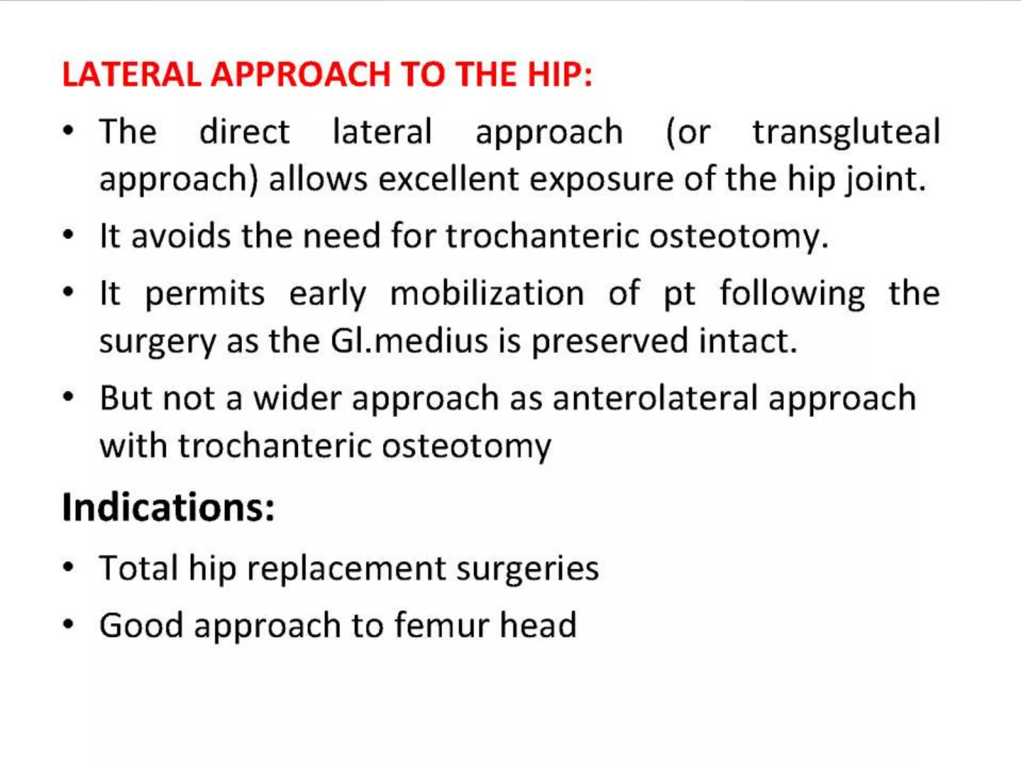 Surgical approach to hip joint and acetabulum | PPTX