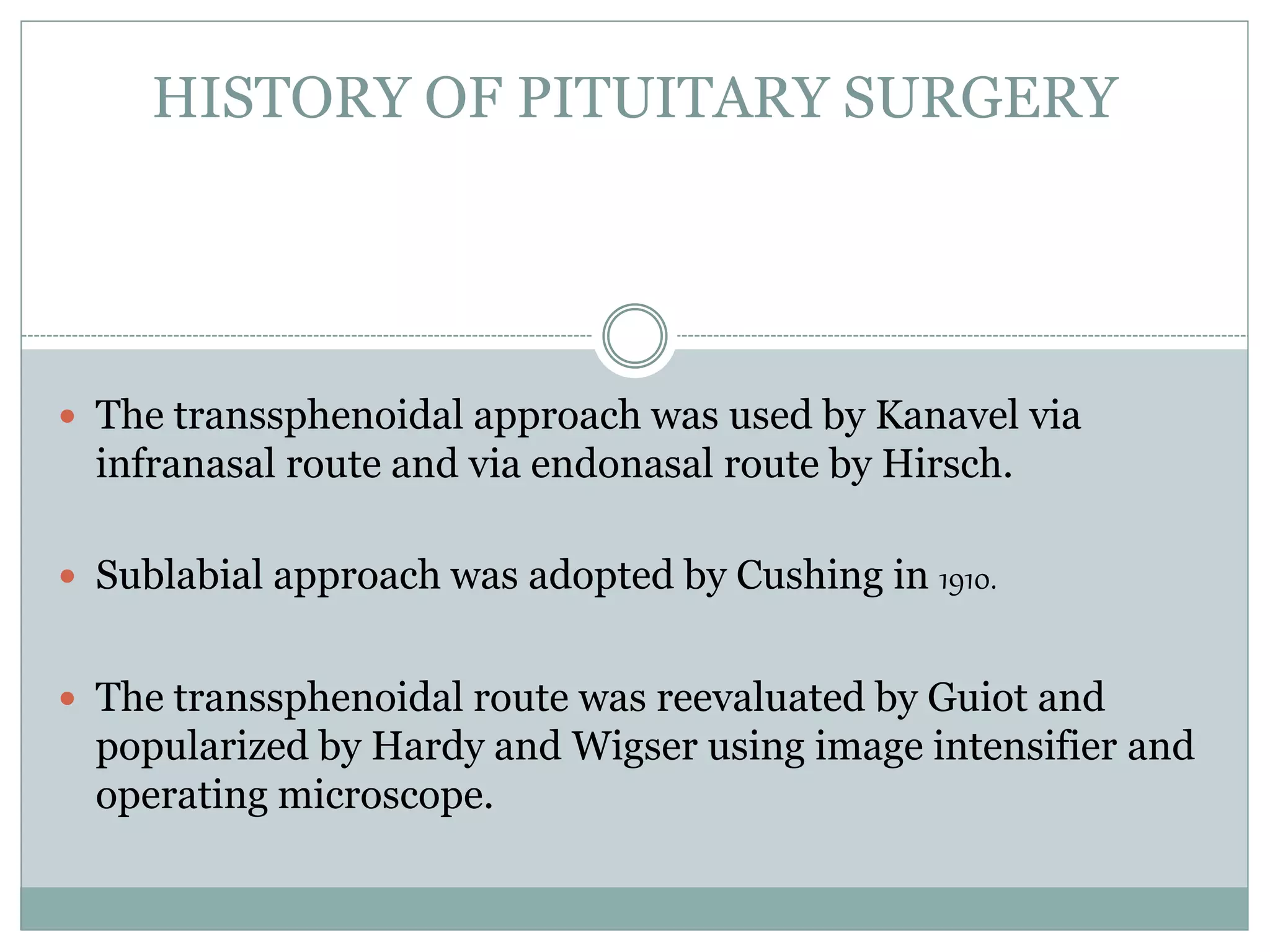 Surgical approach to pituitary adenoma | PDF