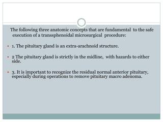 Surgical approach to pituitary adenoma | PDF