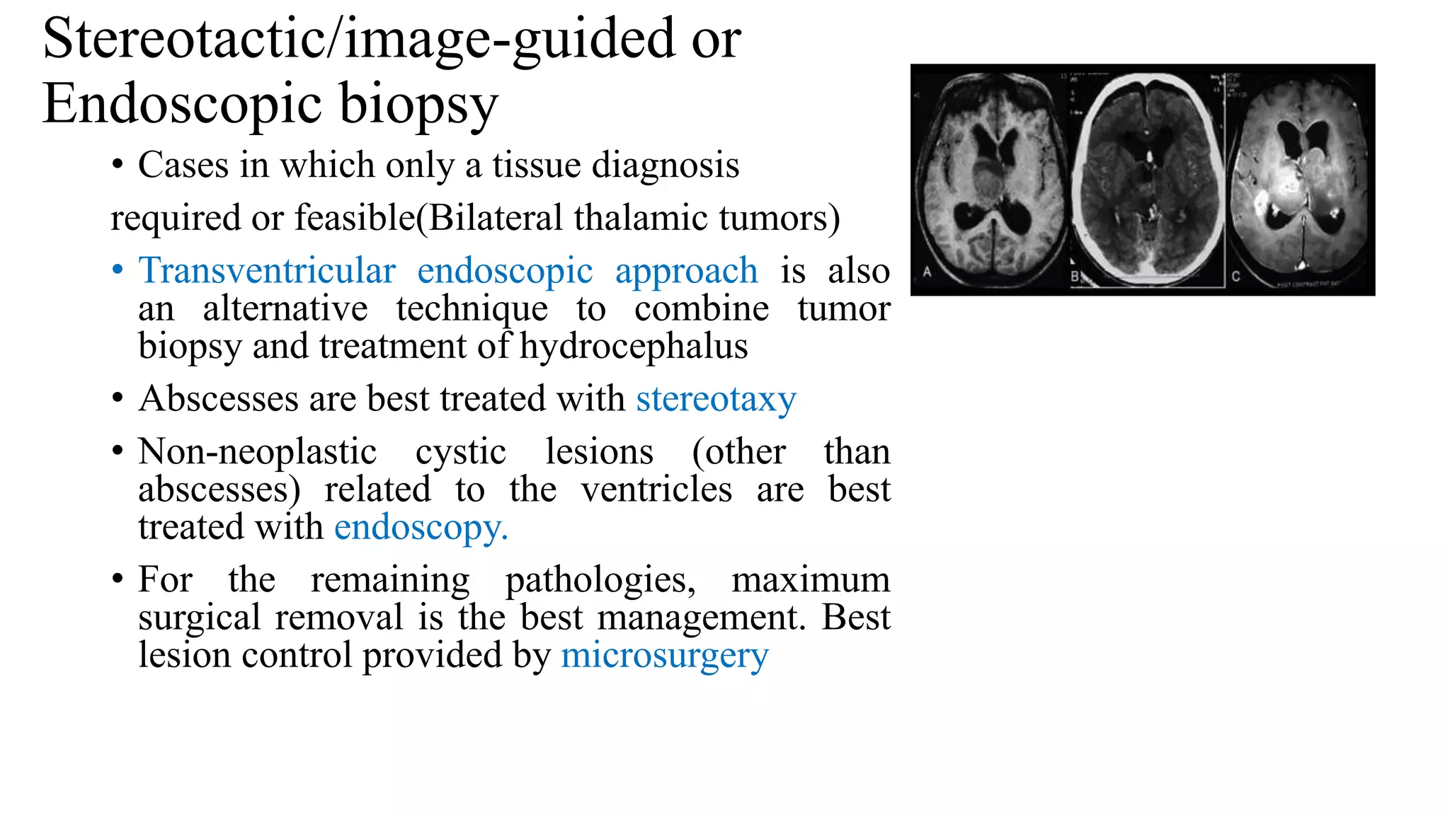 Surgical approach to thalamus | PPTX