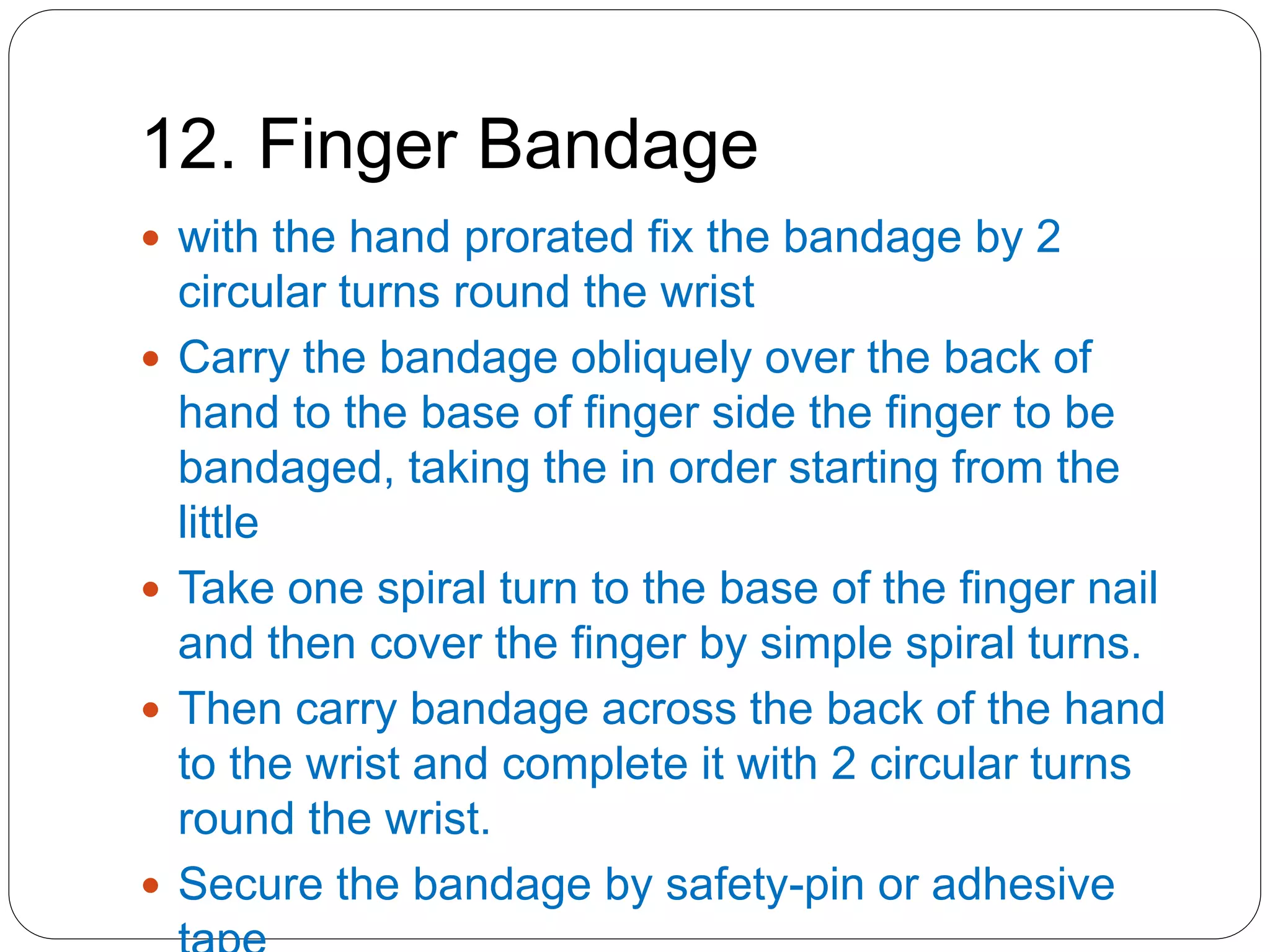 Surgical asepsis and bandaging | PPTX