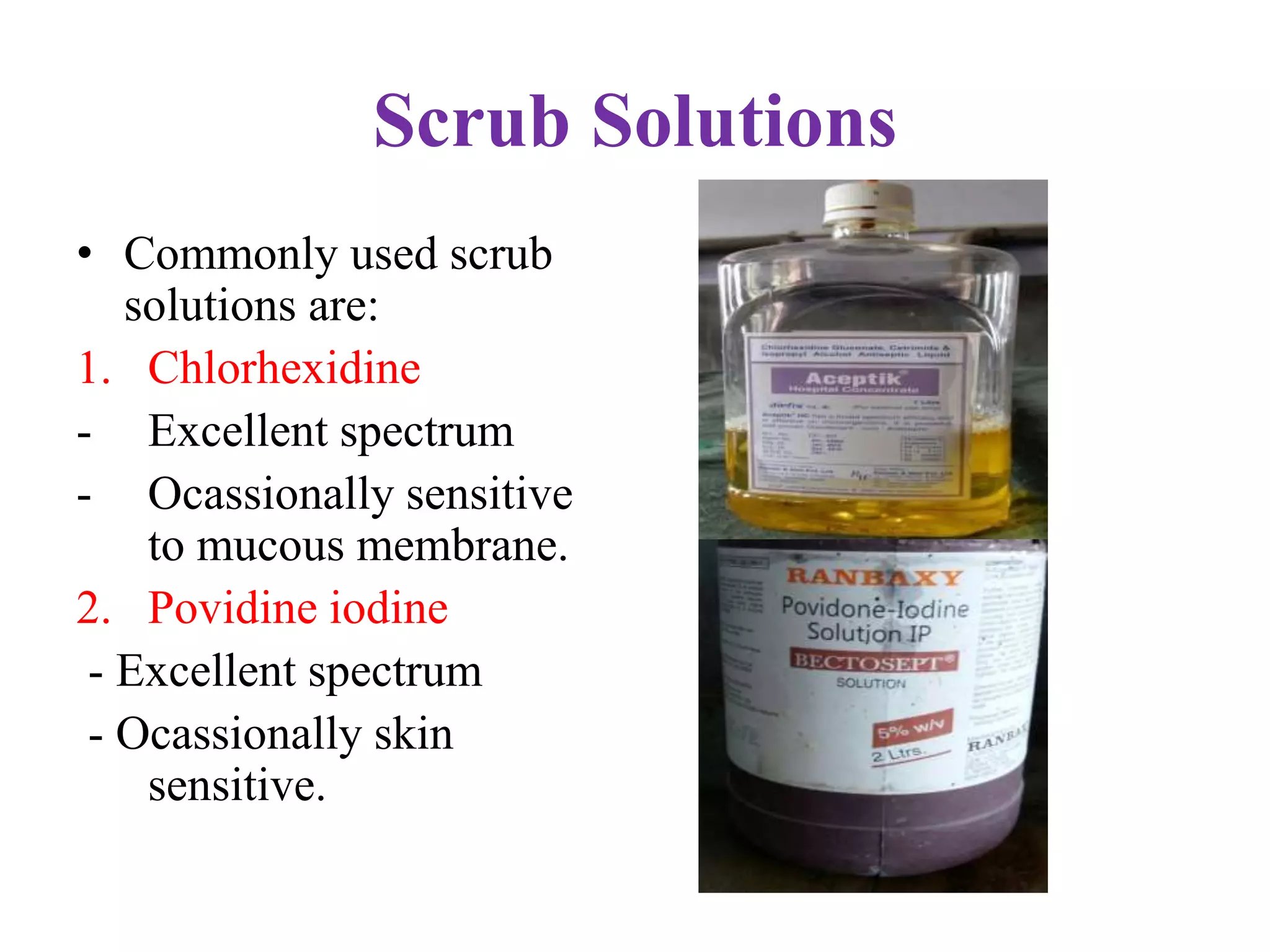 Surgical asepsis, sterilization and disinfection | PPTX