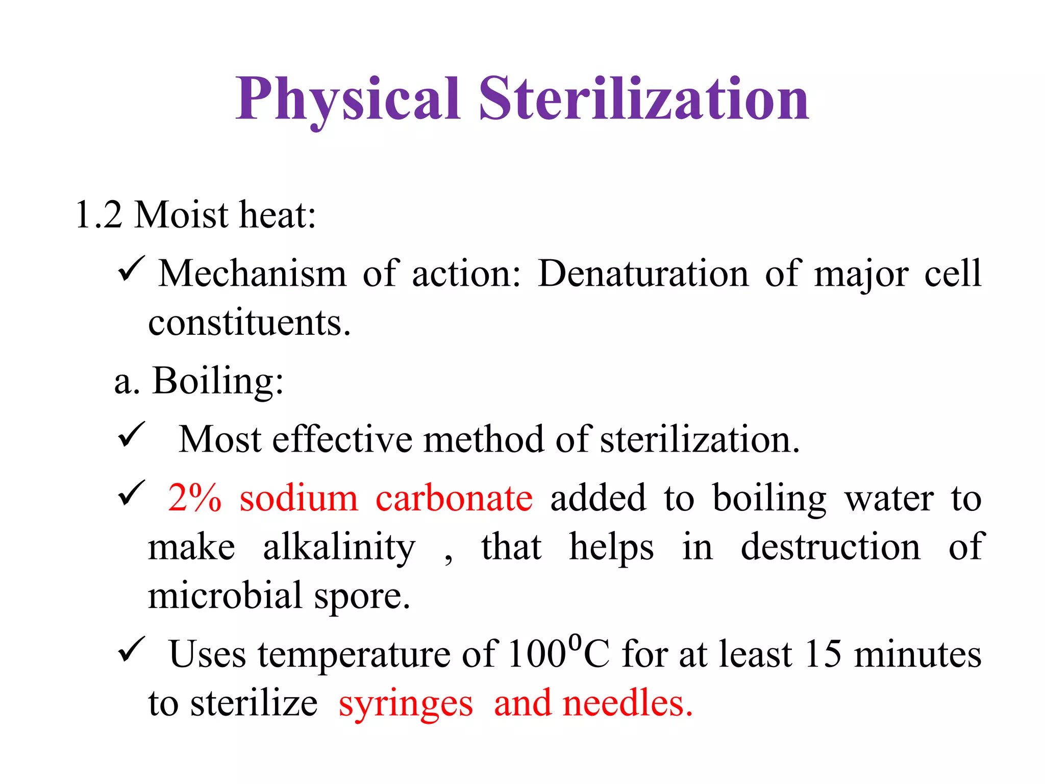 Surgical asepsis, sterilization and disinfection | PPTX