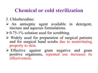 Surgical asepsis, sterilization and disinfection | PPTX