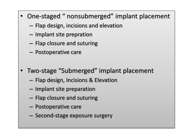 Surgical aspect of Dental Implants.pptx | Oral care | Personal Care