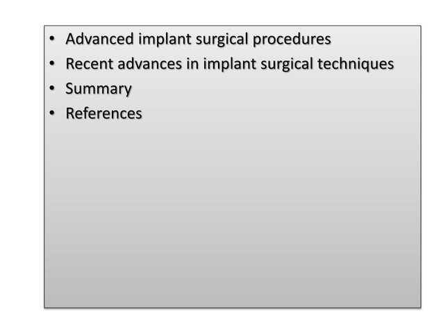 Surgical aspect of Dental Implants.pptx | Oral care | Personal Care